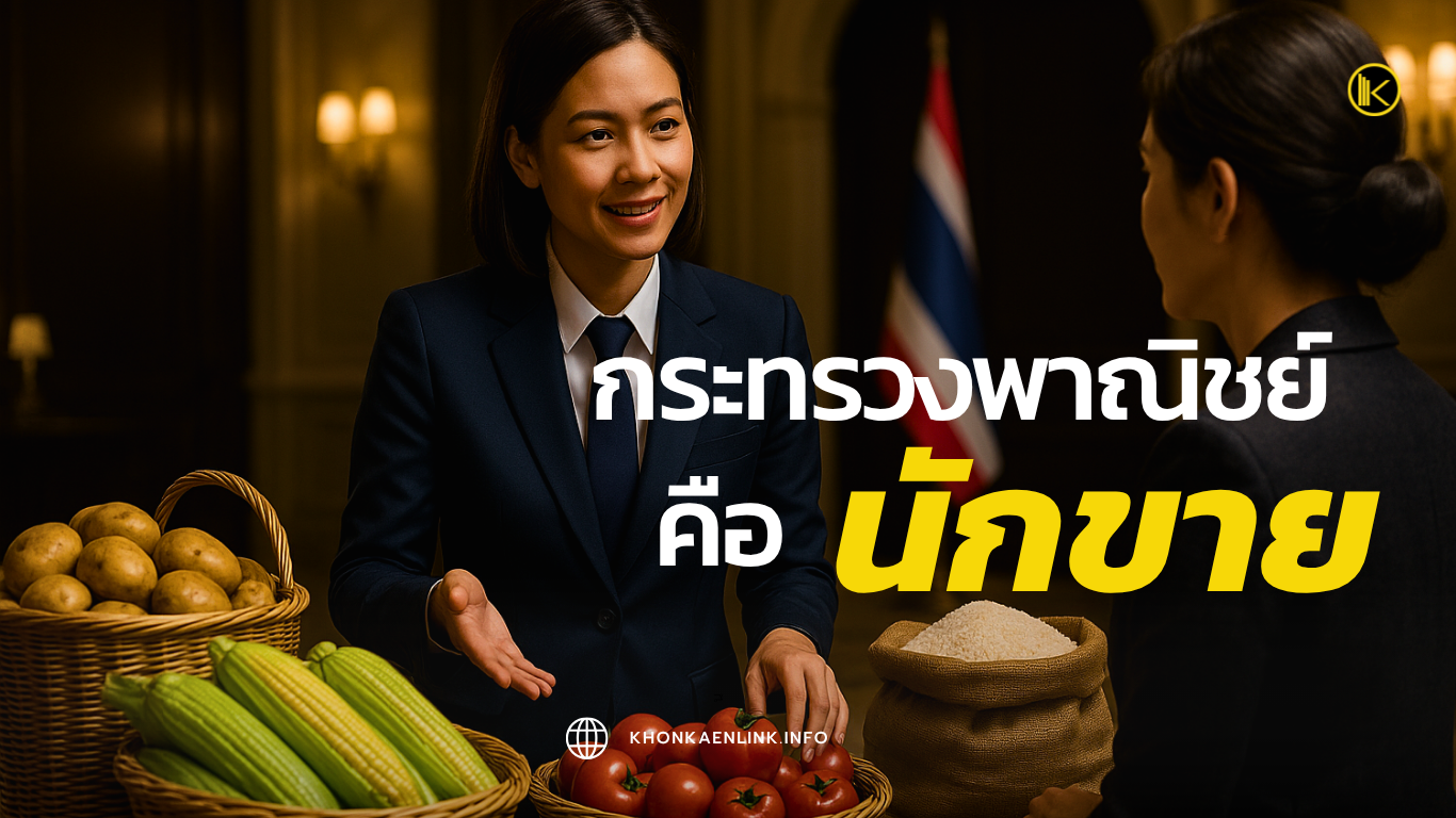 กระทรวงพาณิชย์ คือ นักขาย - KKL ขอนแก่นลิงก์